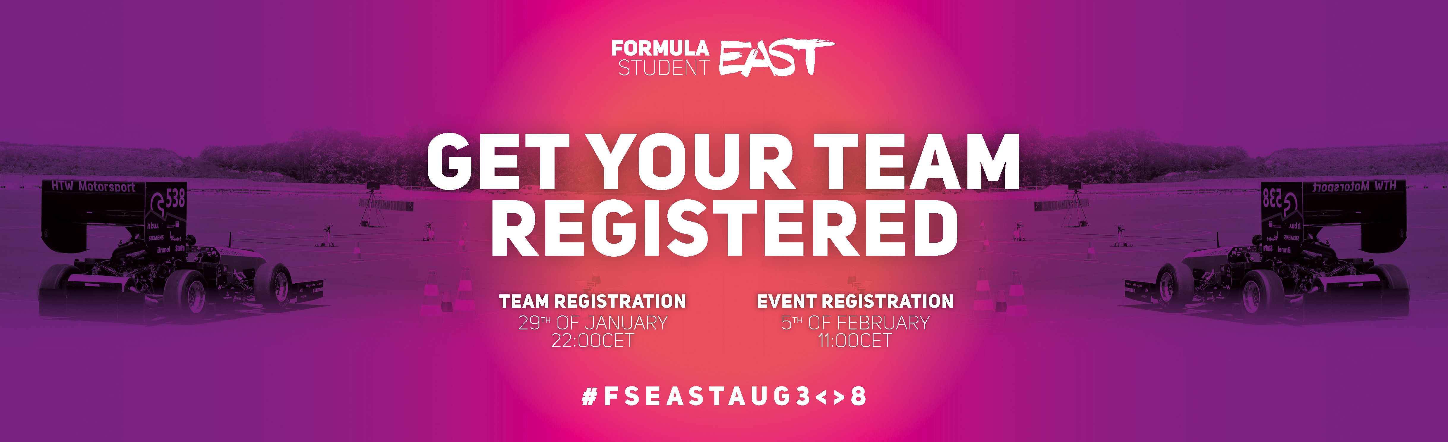 Registration 2023 Formula Student East Registration 2023 Formula Student East